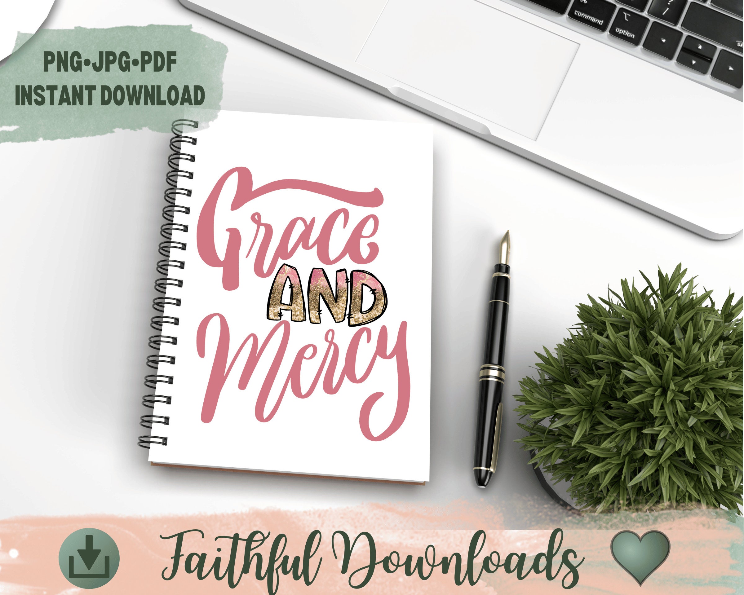 Faith Designs PNG Bundle Christian Bundle PNG Jpg PDF Trust God Faith ...