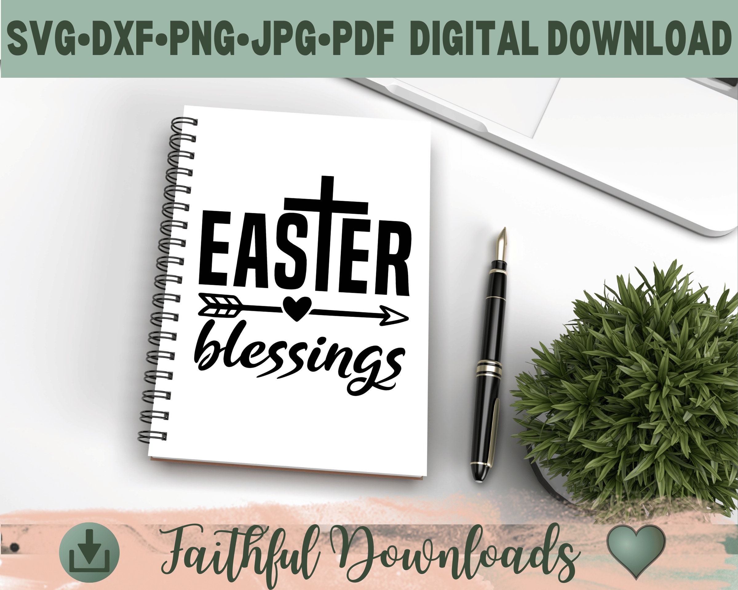 Christian Easter Bundle Designs | Easter Bible Verse SVG Bundle ...