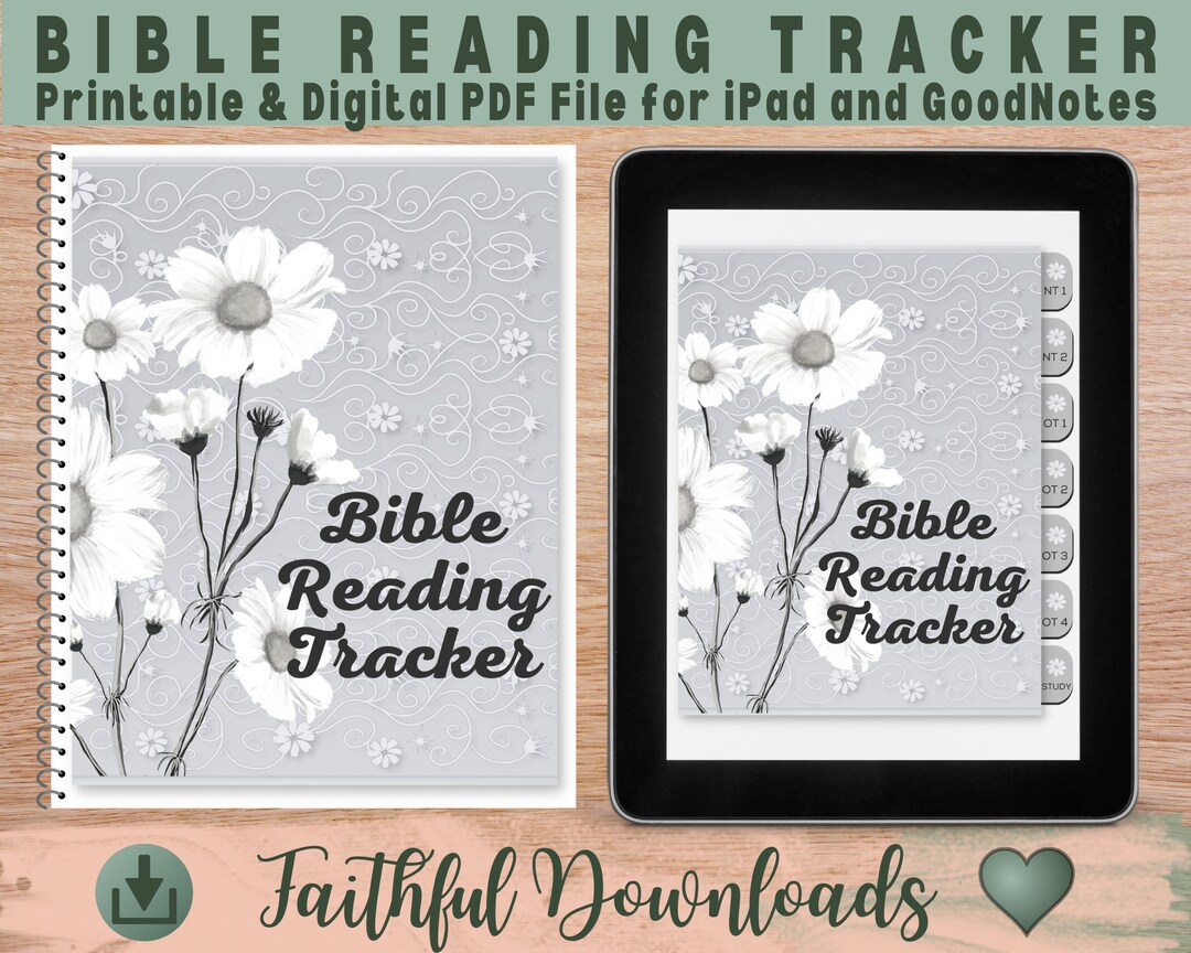 Bible Study Tracker | Goodnotes Planner | Devotional Planner | Bible ...