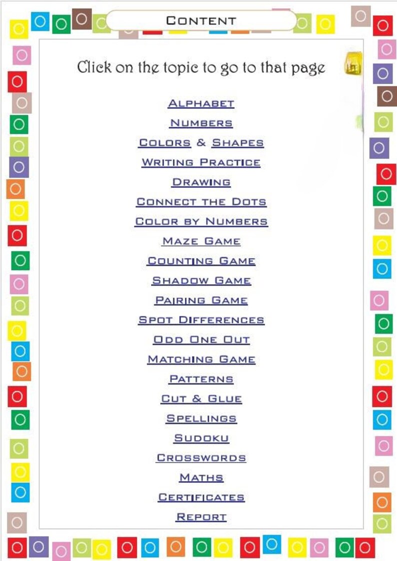 Preschool & Kindergarten Bundle Over 6000 Worksheets Covering Alphabet ...