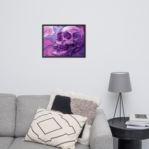 Shades of Purple Skull Art 62 - Colors - Modern Art - Printable Wall ...