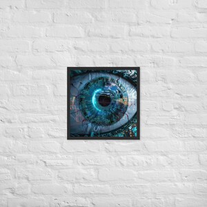 Robot Eye Art Print – Modern Electronic Eye Home Decor (digital ...