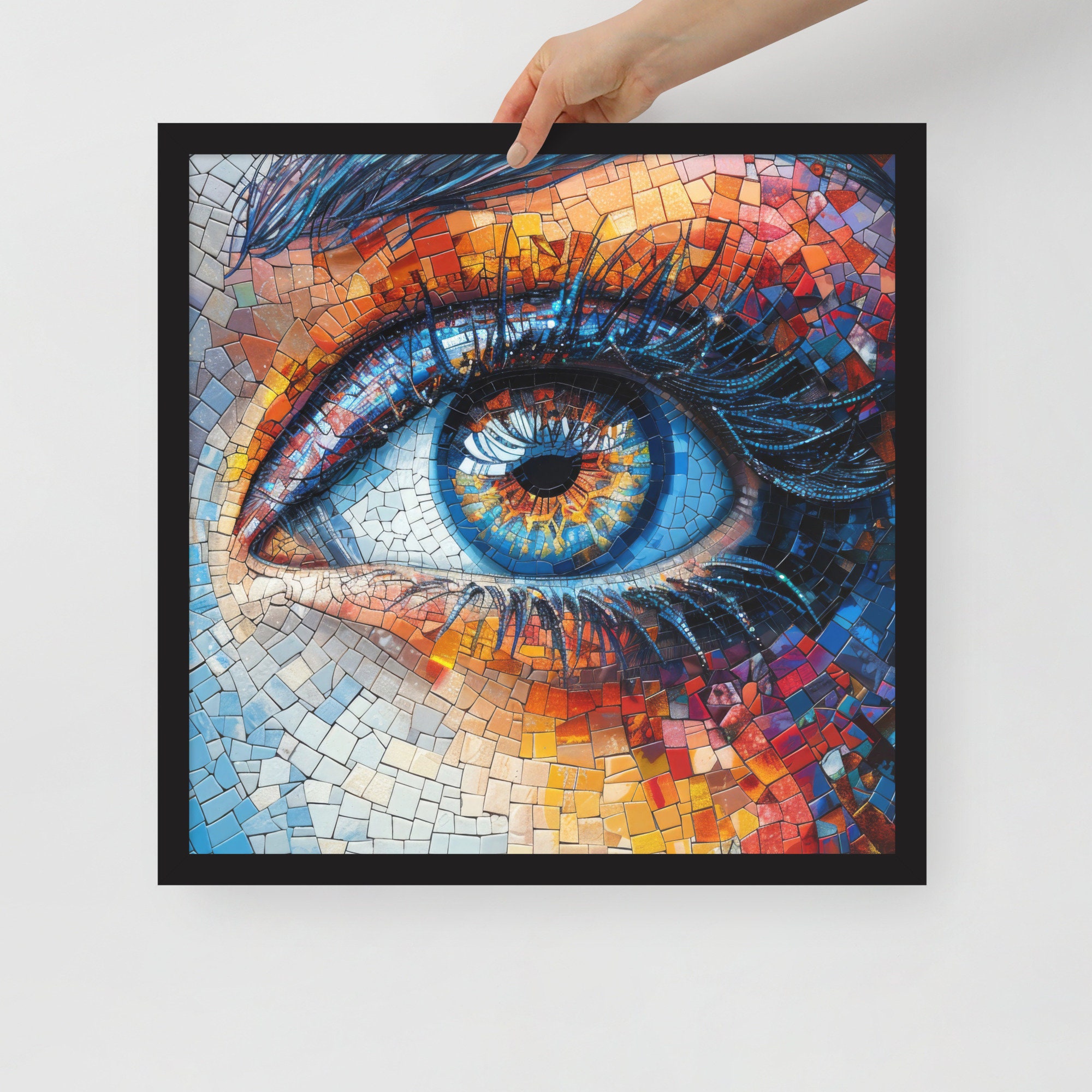 Red & Blue Eyeball Art 33 - Printable Wall Art - Instant Digital ...