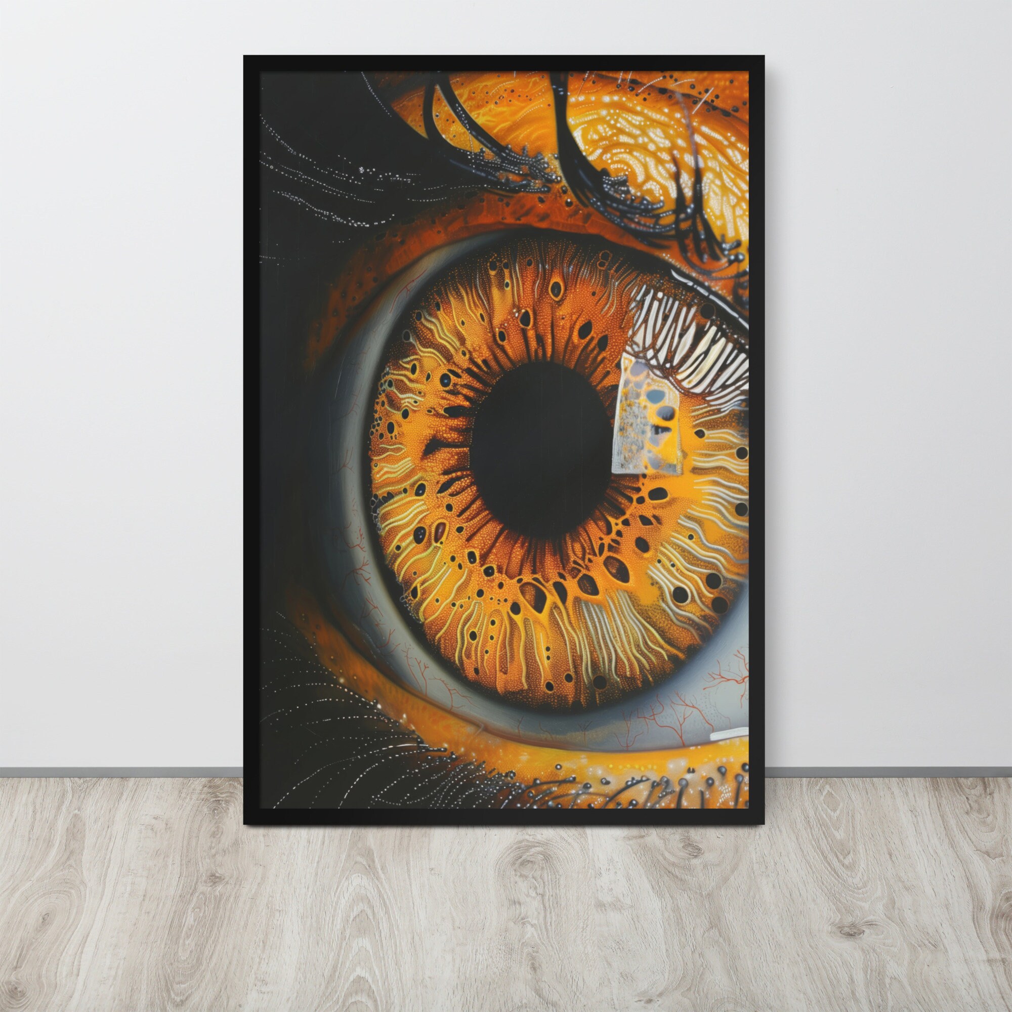 Golden Eye 53 Instant Digital Download Eyeball Gold Honey Modern Gift ...