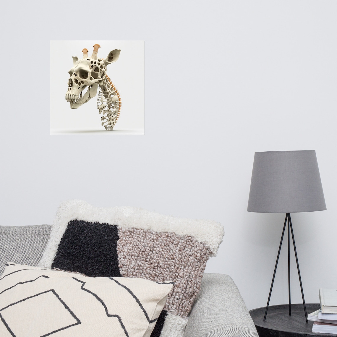 Giraffe Skull Art Print: Animal Skulls Home Decor (digital Download) - Etsy