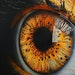 Golden Eye 53 Instant Digital Download Eyeball Gold Honey Modern Gift ...