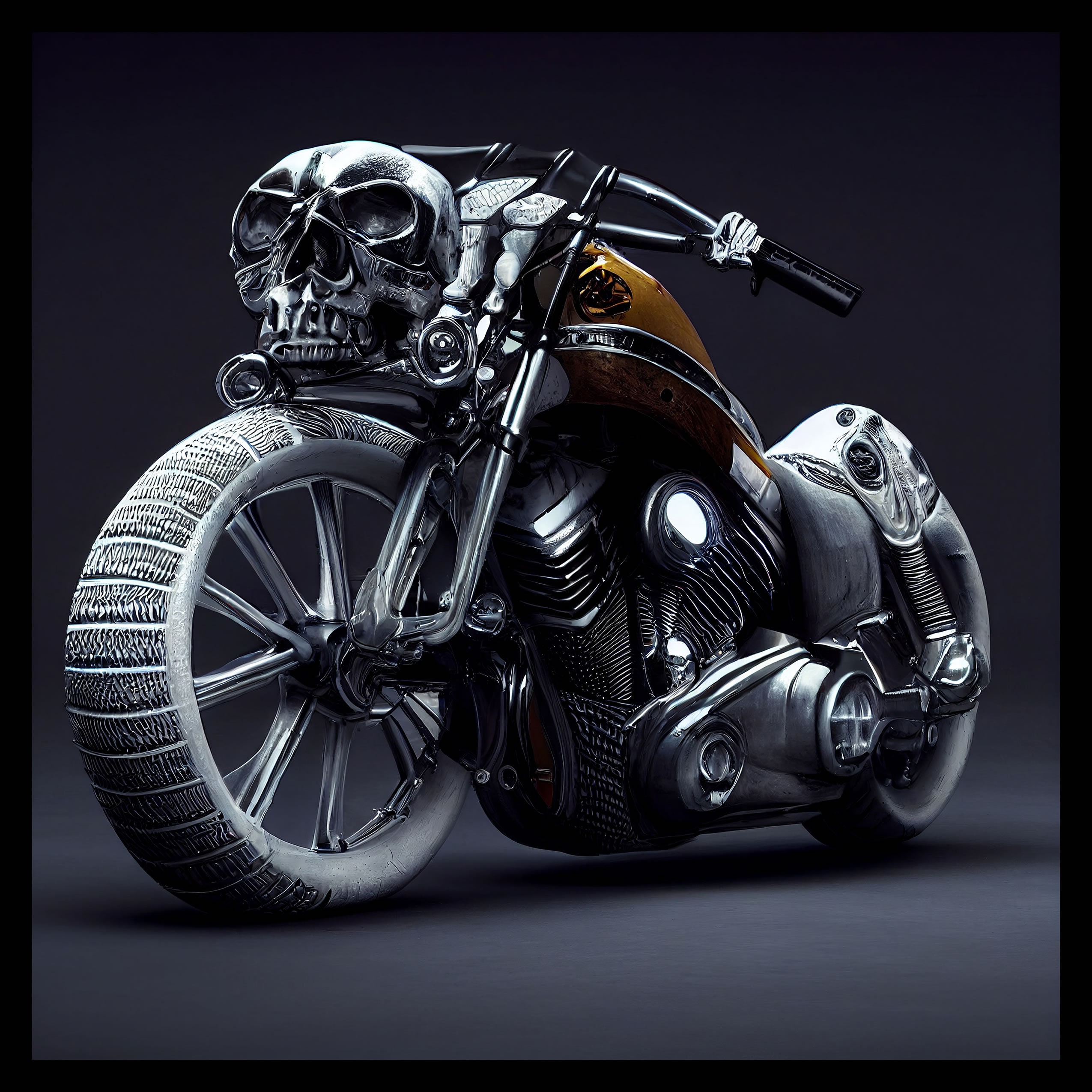 Skulls & Motorcycles Art Print 12 - Biker Art - Instant Digital ...