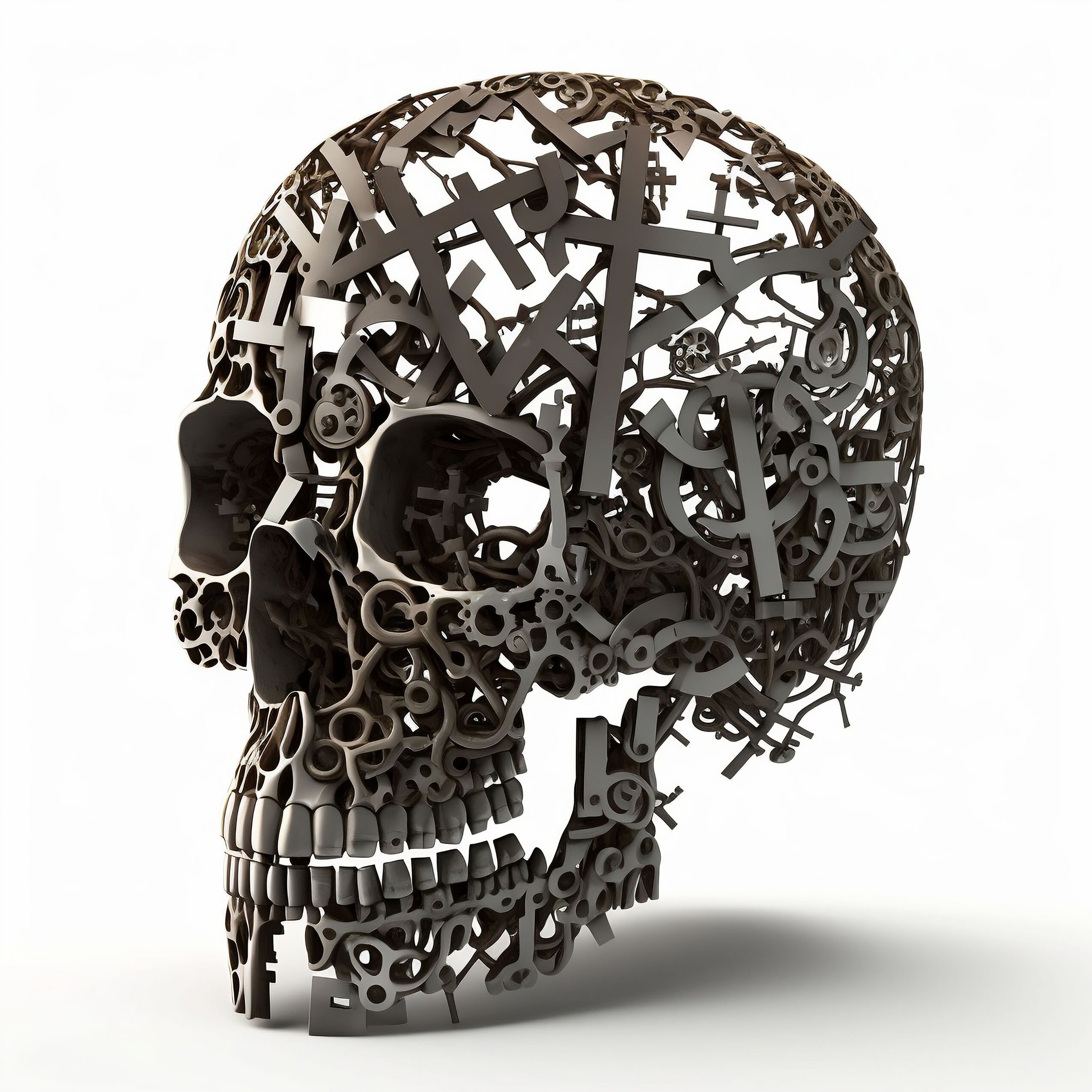 Skulls & Keys Art Print 14 - Keys and Locks - Instant Digital Download ...