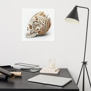 Skulls & Shells Art Print 1 - Shell Art - Instant Digital Download ...