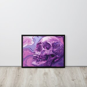 Shades of Purple Skull Art 62 - Colors - Modern Art - Printable Wall ...