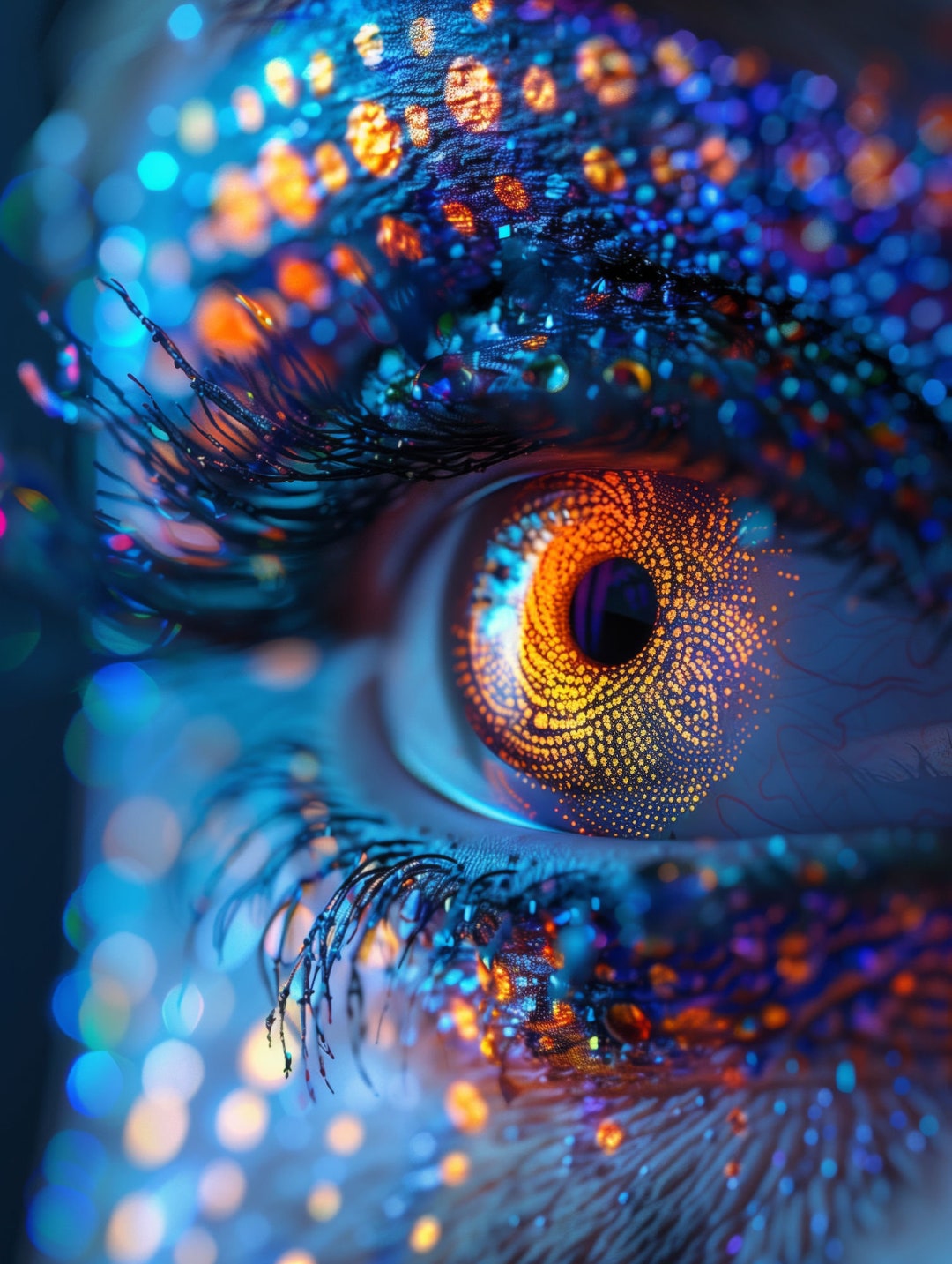 Alien Eye 52 - Instant Digital Download - Eyeball - Patterns - Trippy ...