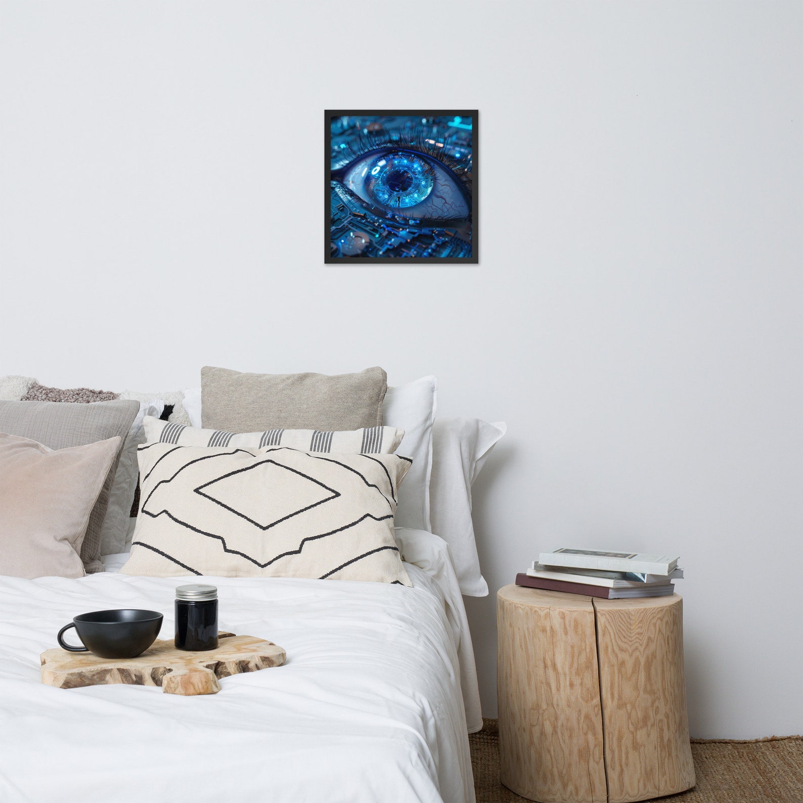 Blue Digital Eye Art 41 - Printable Wall Art - Instant Digital Download ...