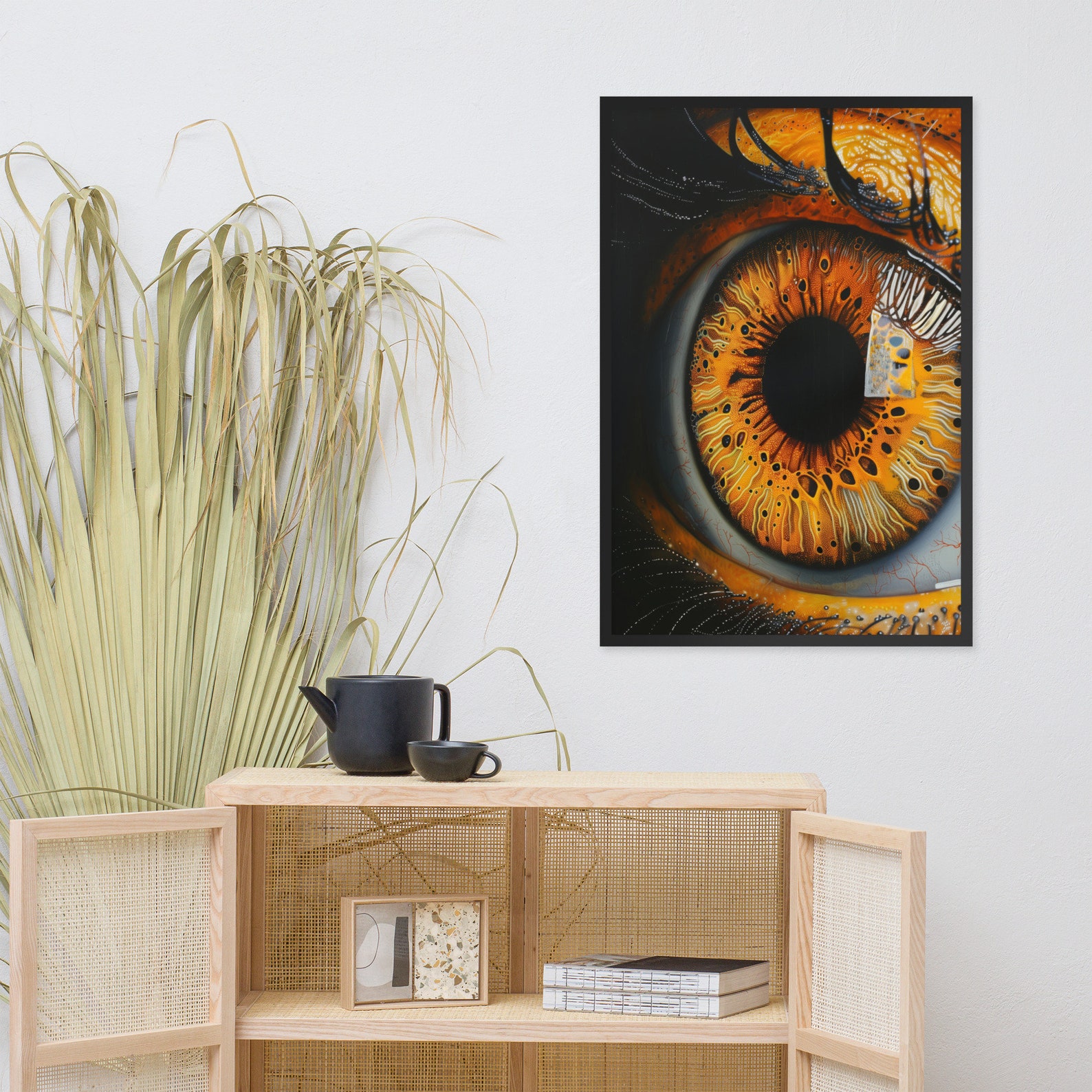 Golden Eye 53 Instant Digital Download Eyeball Gold Honey Modern Gift ...