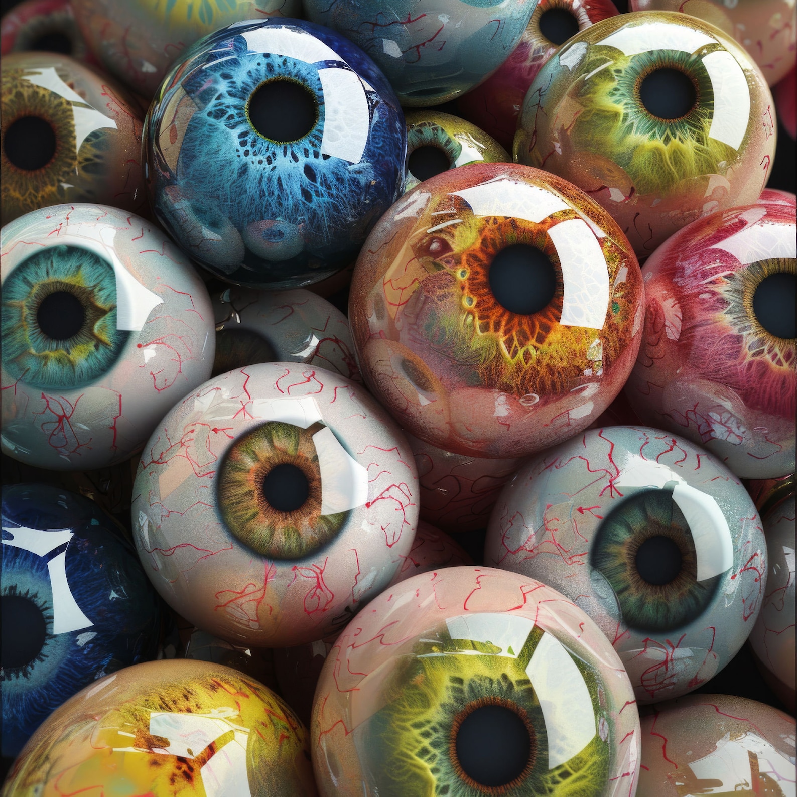 Assorted Eyeball Art 35 - Modern Art - Instant Digital Download ...