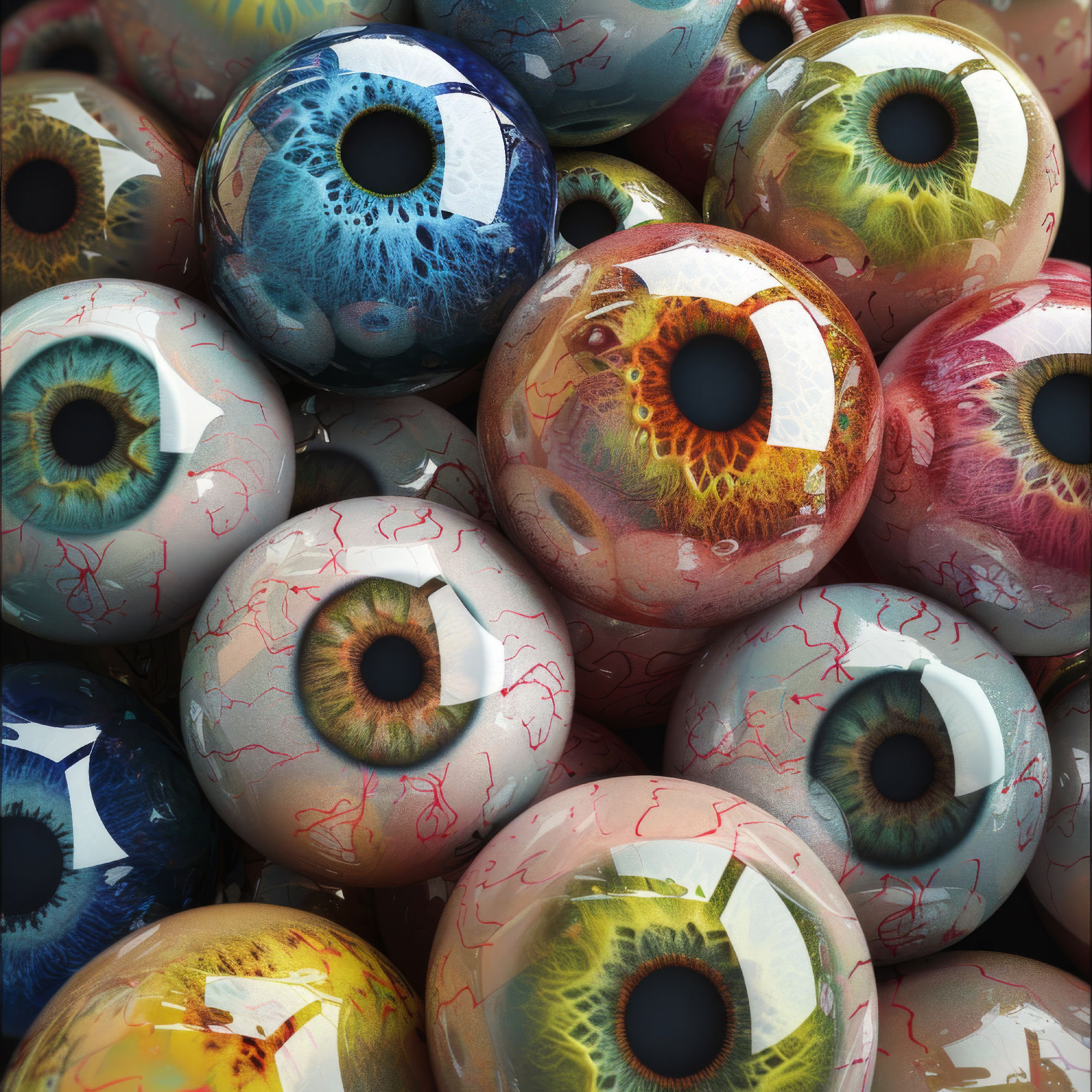 Assorted Eyeball Art 35 - Modern Art - Instant Digital Download ...