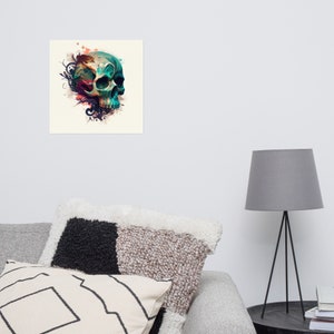 Skulls & Colors Art Print 1 - Abstract Art - Instant Digital Download ...
