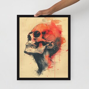 Abstract Skull Art 43 - Modern Art - Instant Digital Download - Colors ...