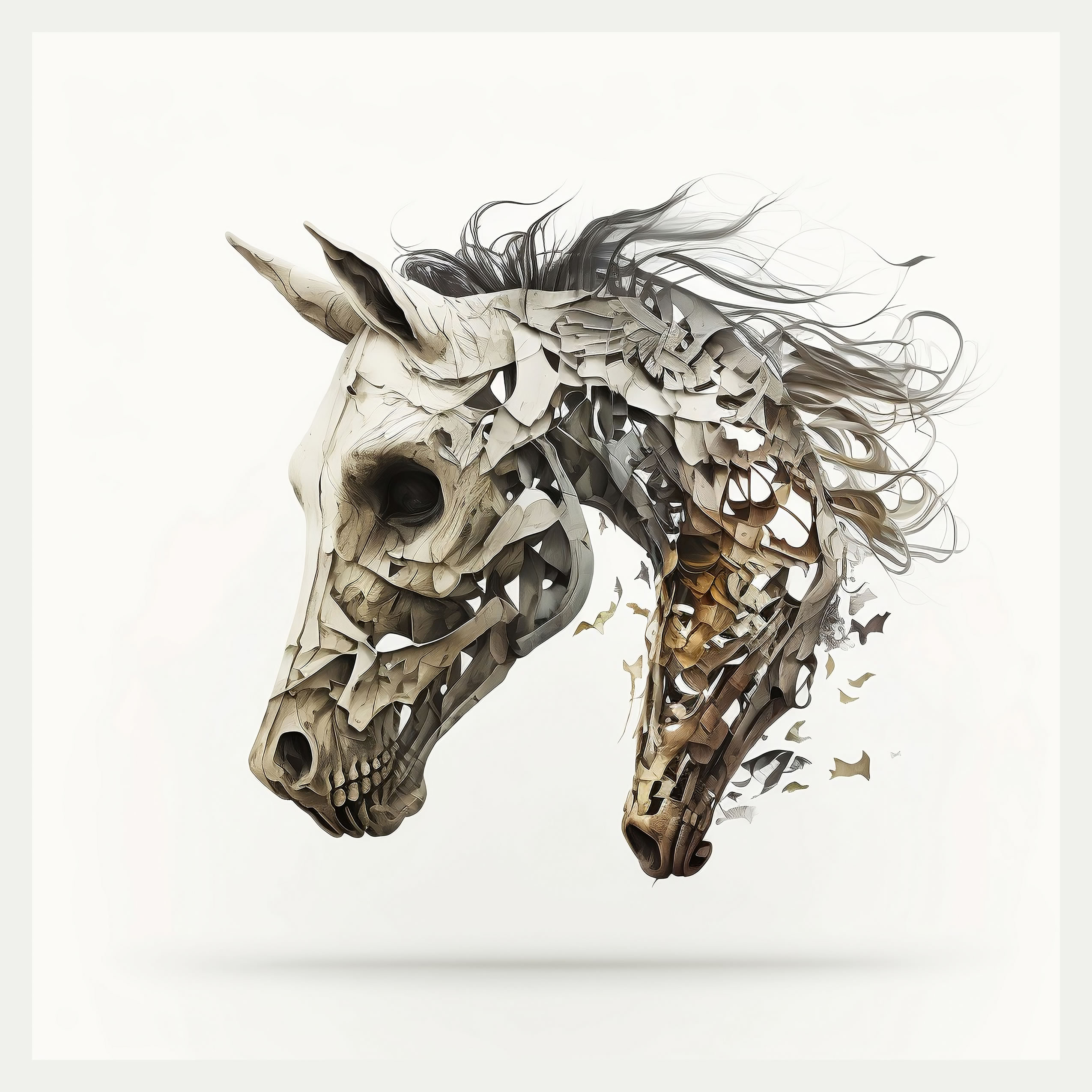 Horse Skull Sketch
