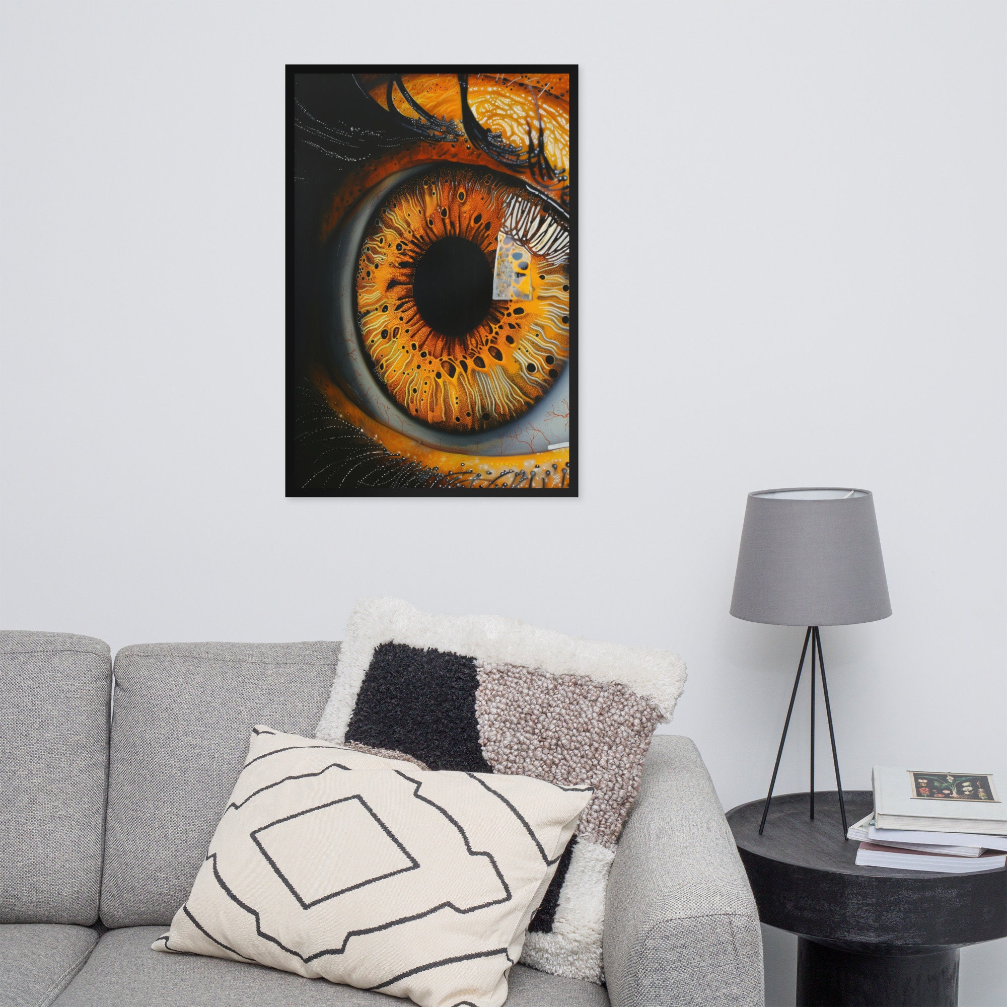 Golden Eye 53 Instant Digital Download Eyeball Gold Honey Modern Gift ...