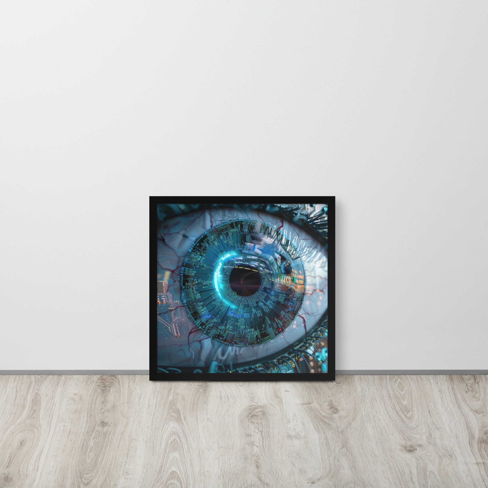 Robot Eye Art Print – Modern Electronic Eye Home Decor (digital ...