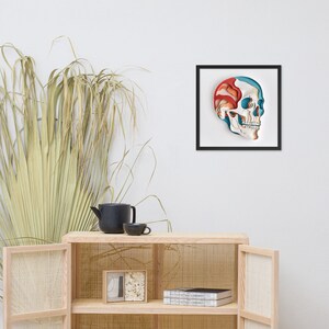 Paper Skull Art 25 - Modern Art - Instant Digital Download - Colors ...