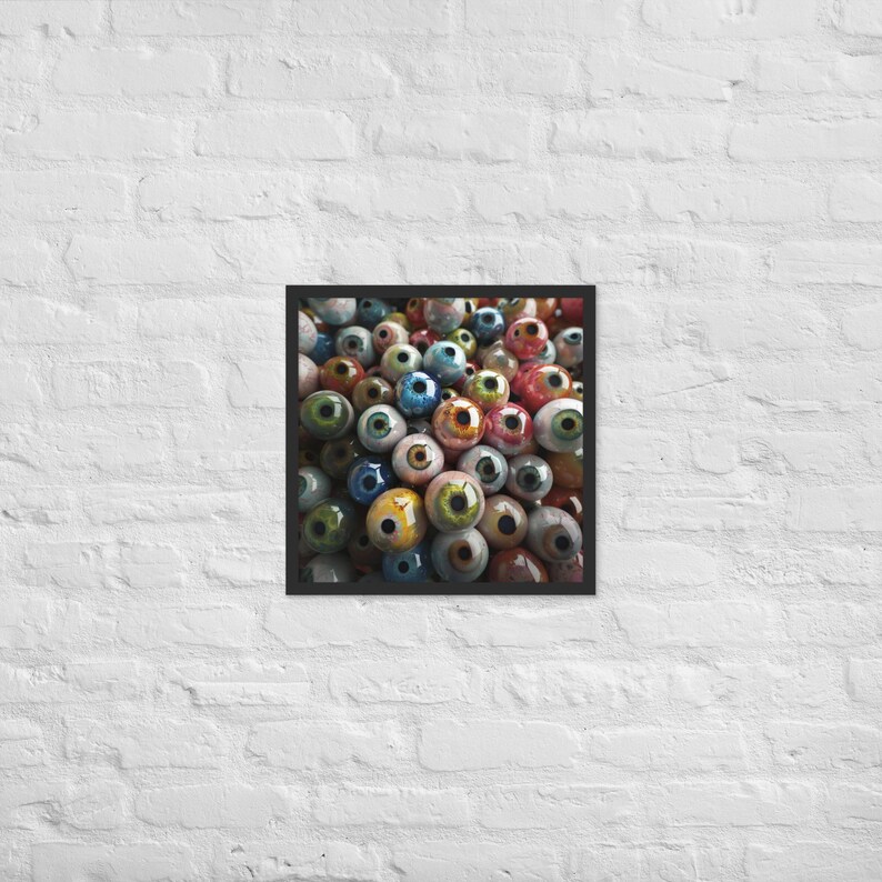 Eyeball Art Print – Colorful Eye Collection, Modern Home Decor (digital ...
