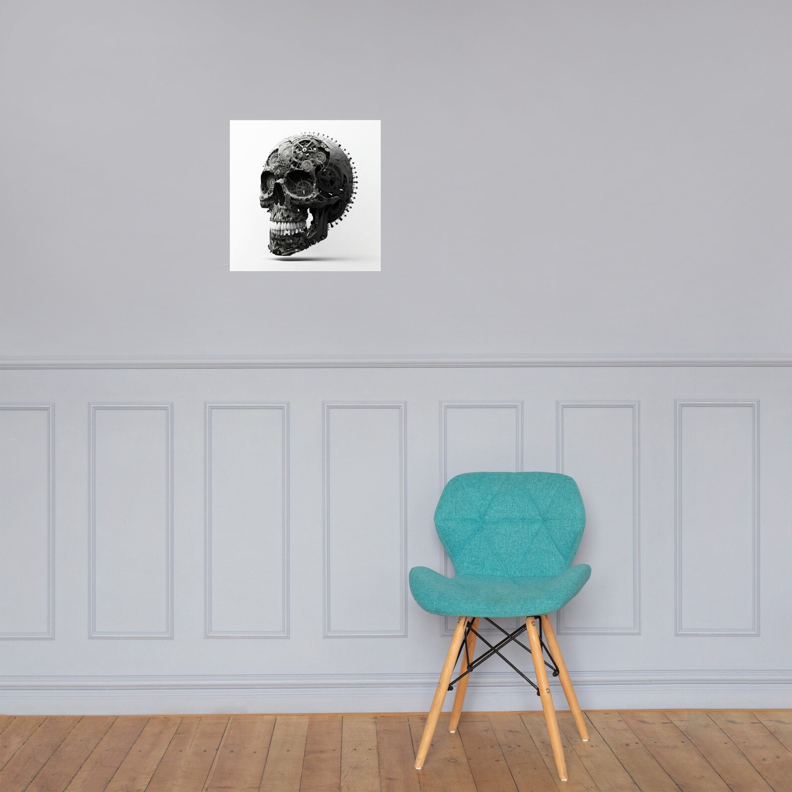 Skulls & Clocks Art Print 3 Timepiece Art Instant Digital Download ...