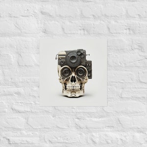 Skulls & Cameras Art Print 1 - Camera Art - Instant Digital Download ...