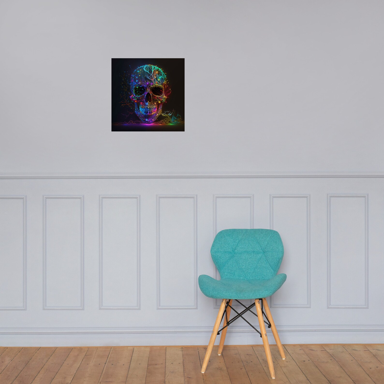 Skulls & Colors Art Print 19 - Abstract Art - Instant Digital Download ...