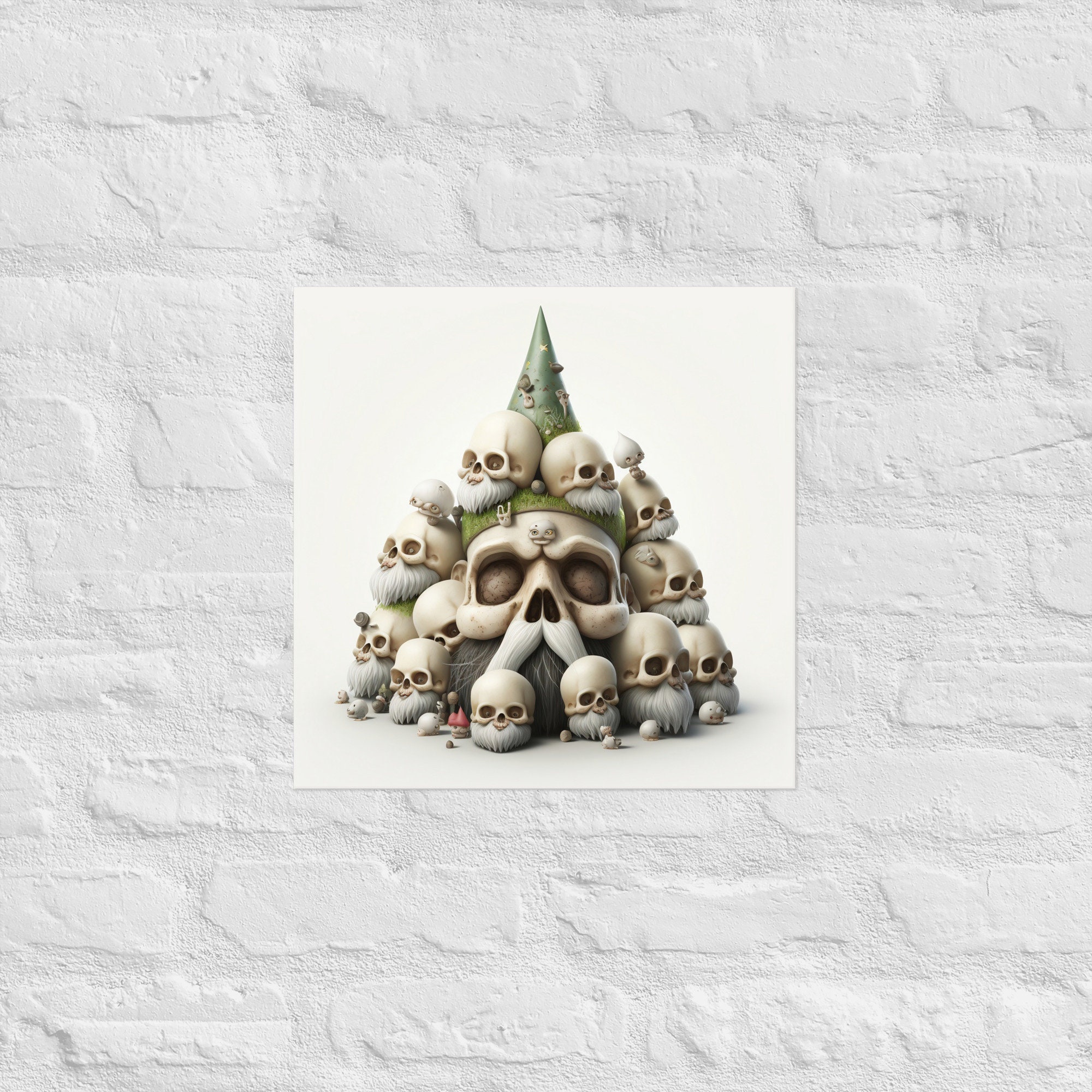 Skulls & Gnomes Art Print 11 Gnome Art Instant Digital Download ...