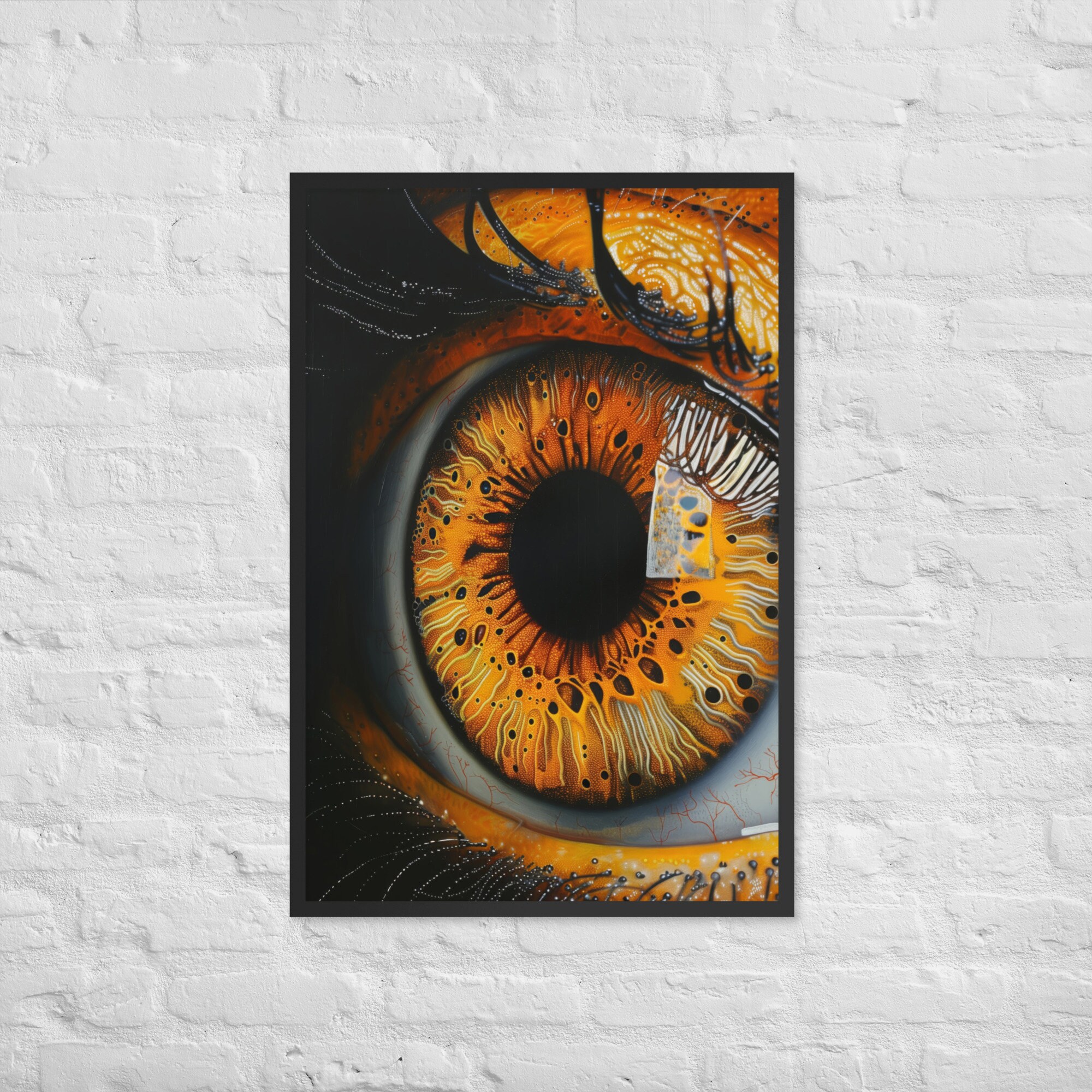 Golden Eye 53 Instant Digital Download Eyeball Gold Honey Modern Gift ...
