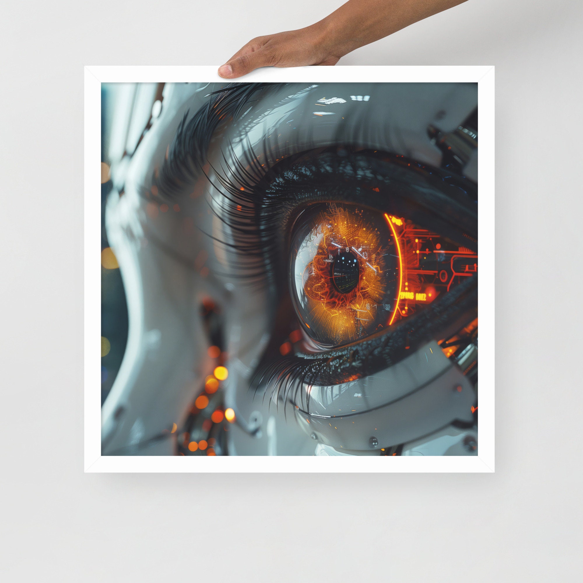 Digital Robot Eye Art 46 Printable Wall Art Instant Digital Download ...