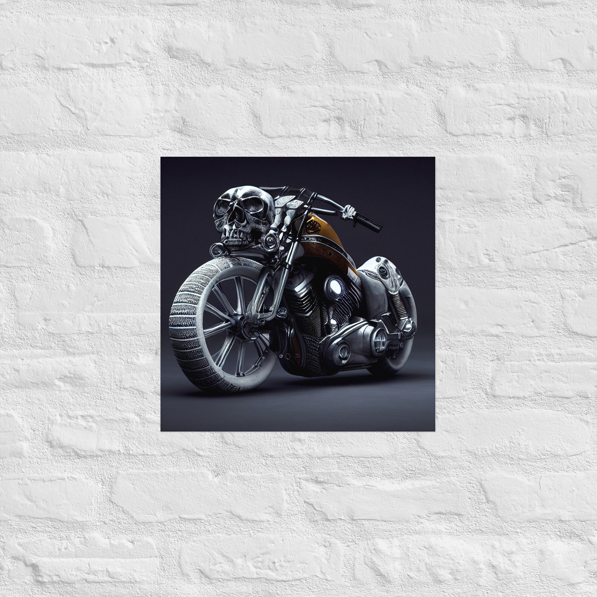 Skulls & Motorcycles Art Print 12 - Biker Art - Instant Digital ...