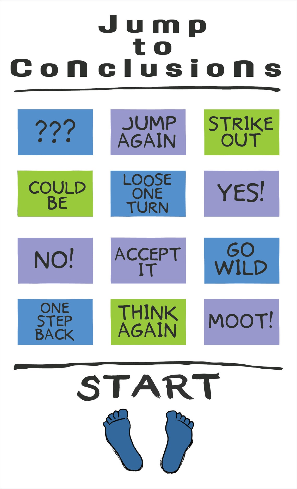 Jump to Conclusions Mat | Office Space | Outdoor Rug - Etsy