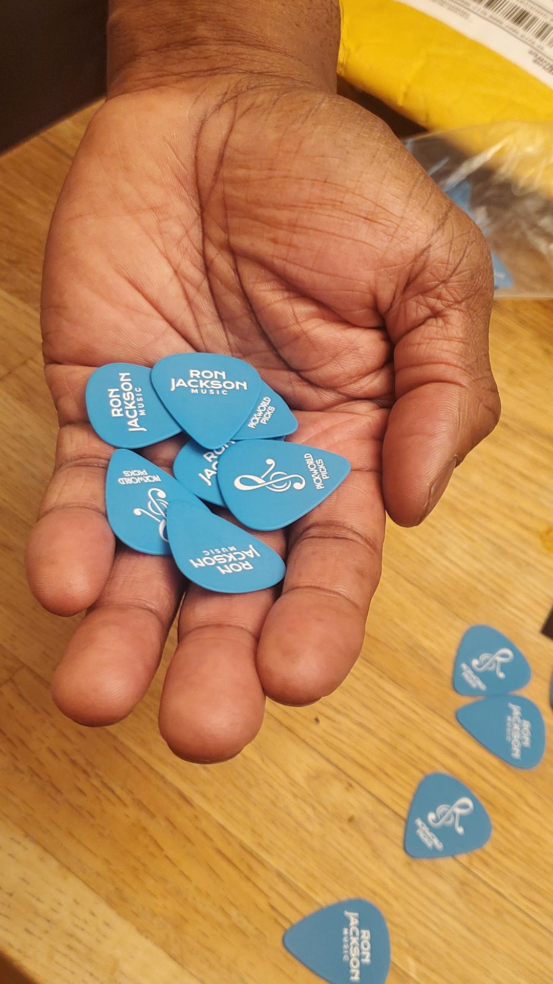 Ron Jackson Signature Custom Picks | Blue Edition | Precision Picks for ...
