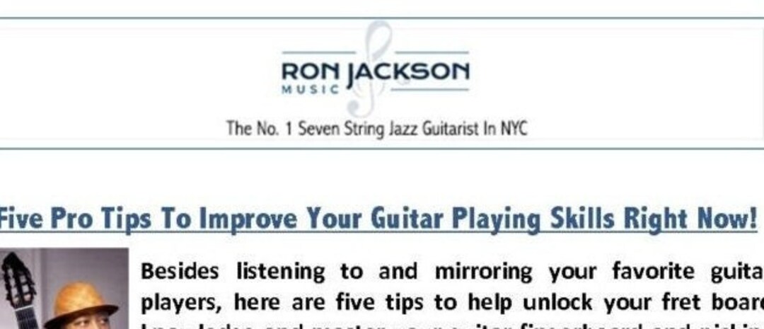 Guitar Lesson: 5 Pro Tips, Sheet Music & Tabs - Etsy