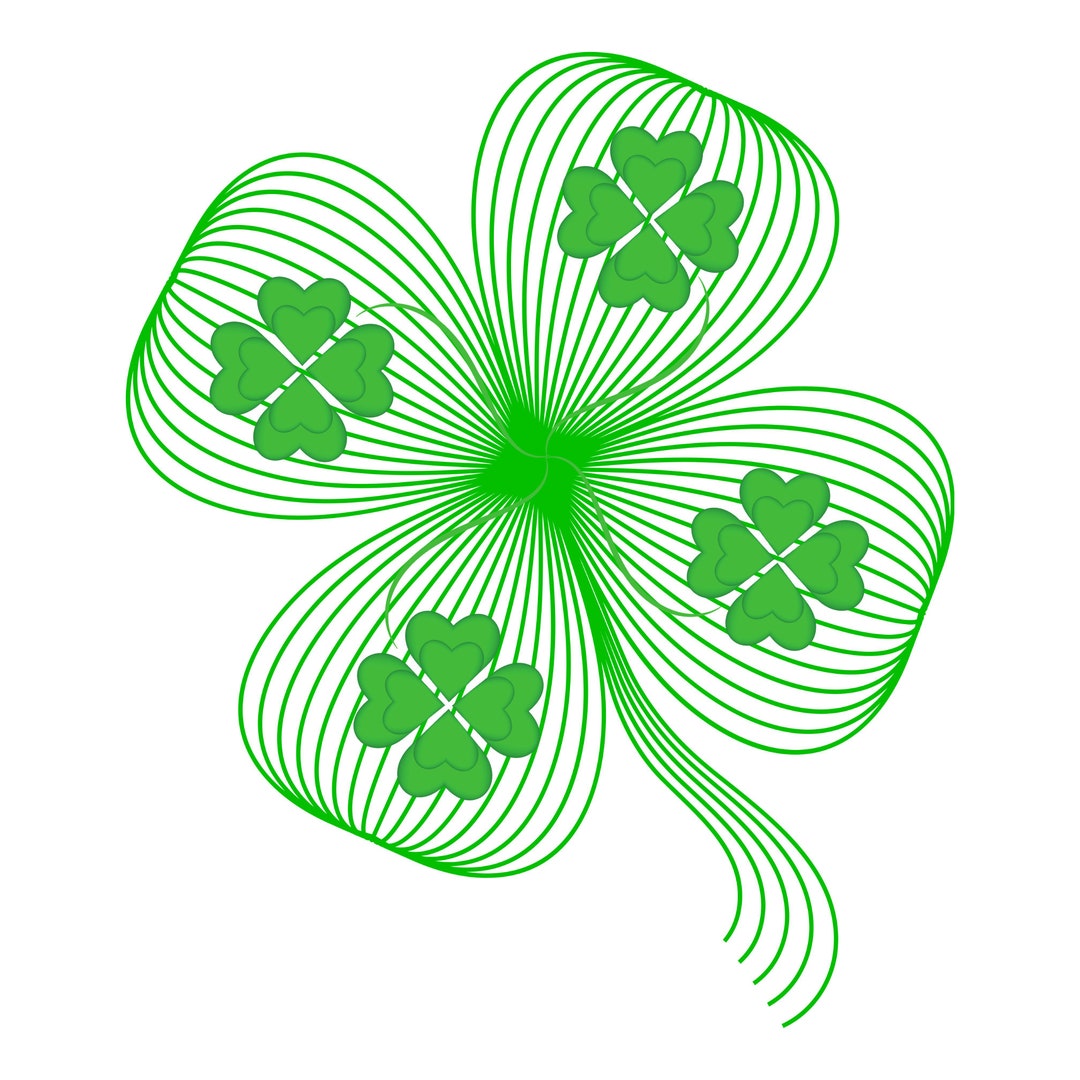 Téléchargement Numérique SVG Chanceux Trèfle PNG St Patrick's Jour Svg ...