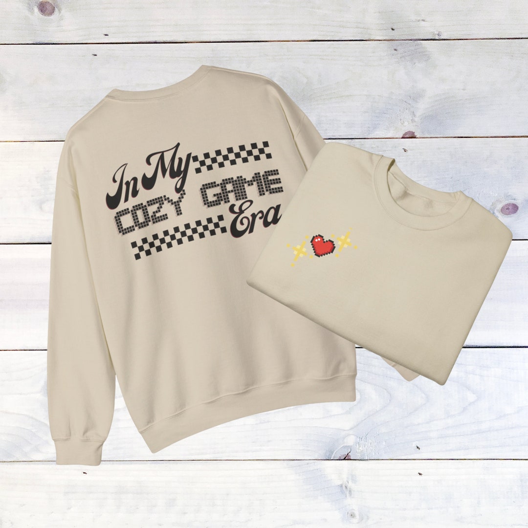 Cozy Gamer Sweater, in My Cozy Game Era Sweater, Gamer Sweater for Her ...