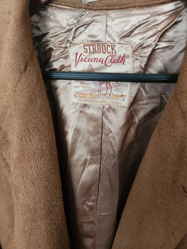 Extremely RARE Vicuna Coat Late 1940 1950s Mid-century Stroock - Etsy