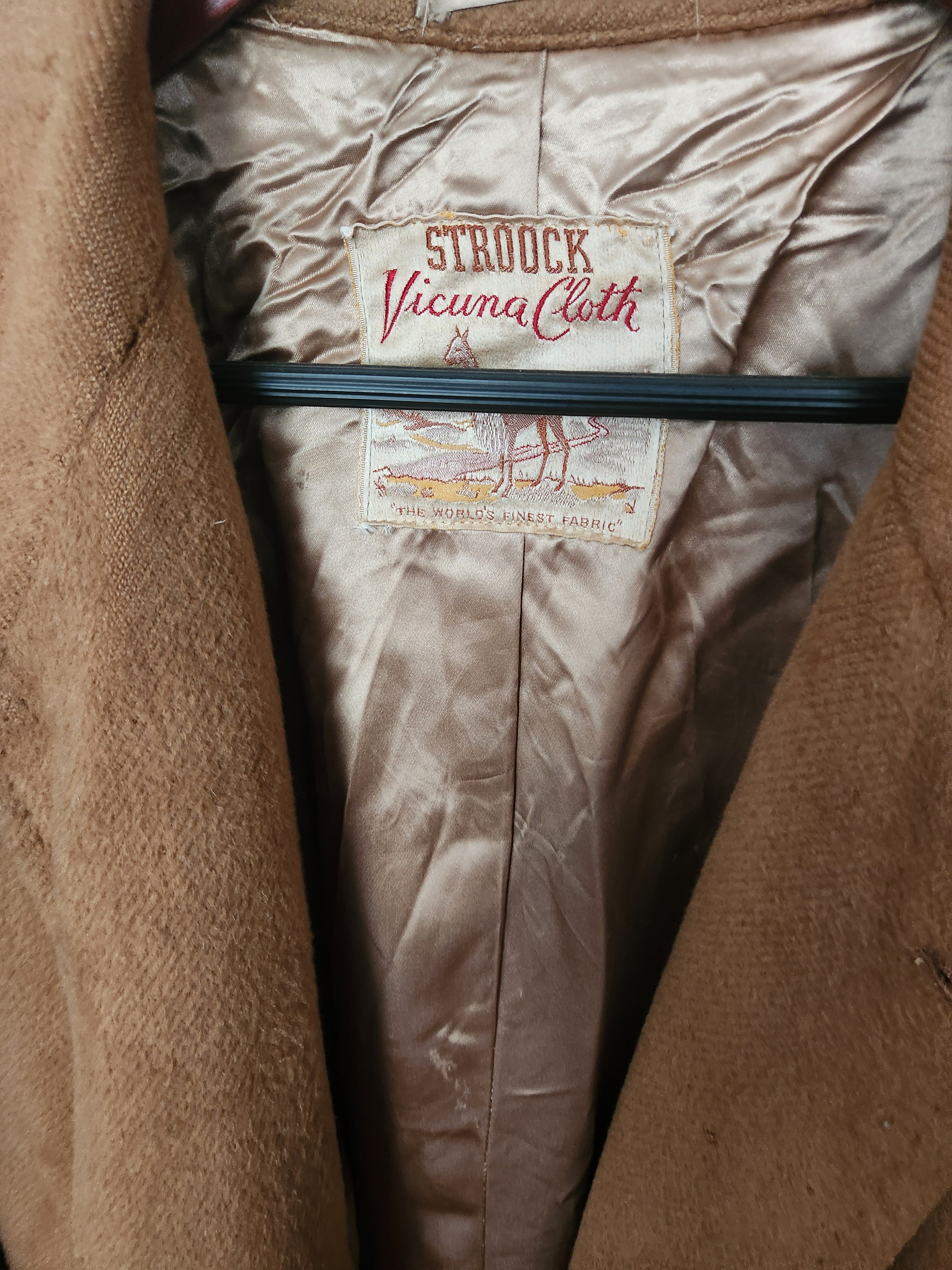 Extremely RARE Vicuna Coat Late 1940 1950s Mid-century Stroock - Etsy