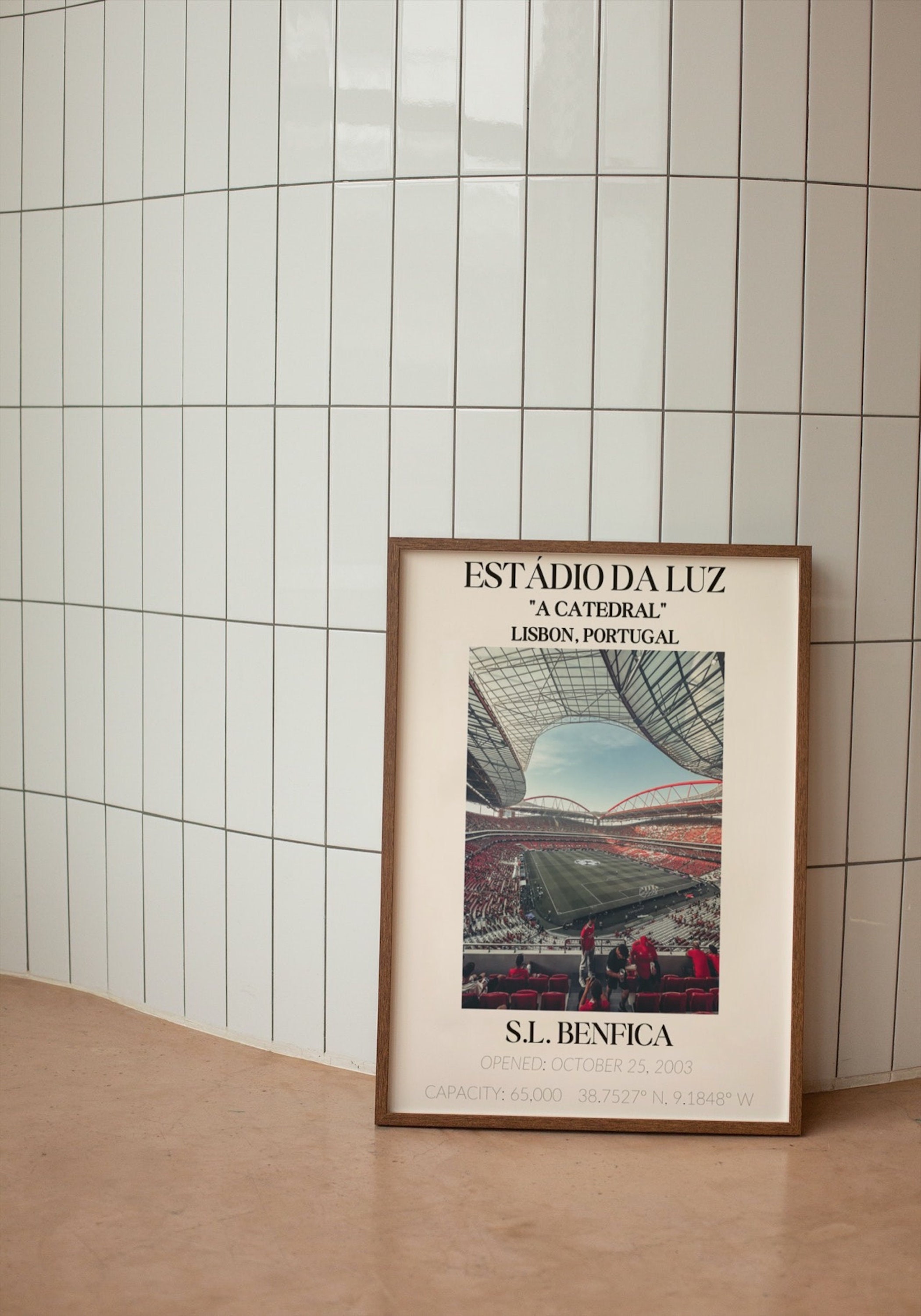 Estadio Da Luz, Lisbon, Benfica, Gift for Football Fans, Poster, Soccer ...