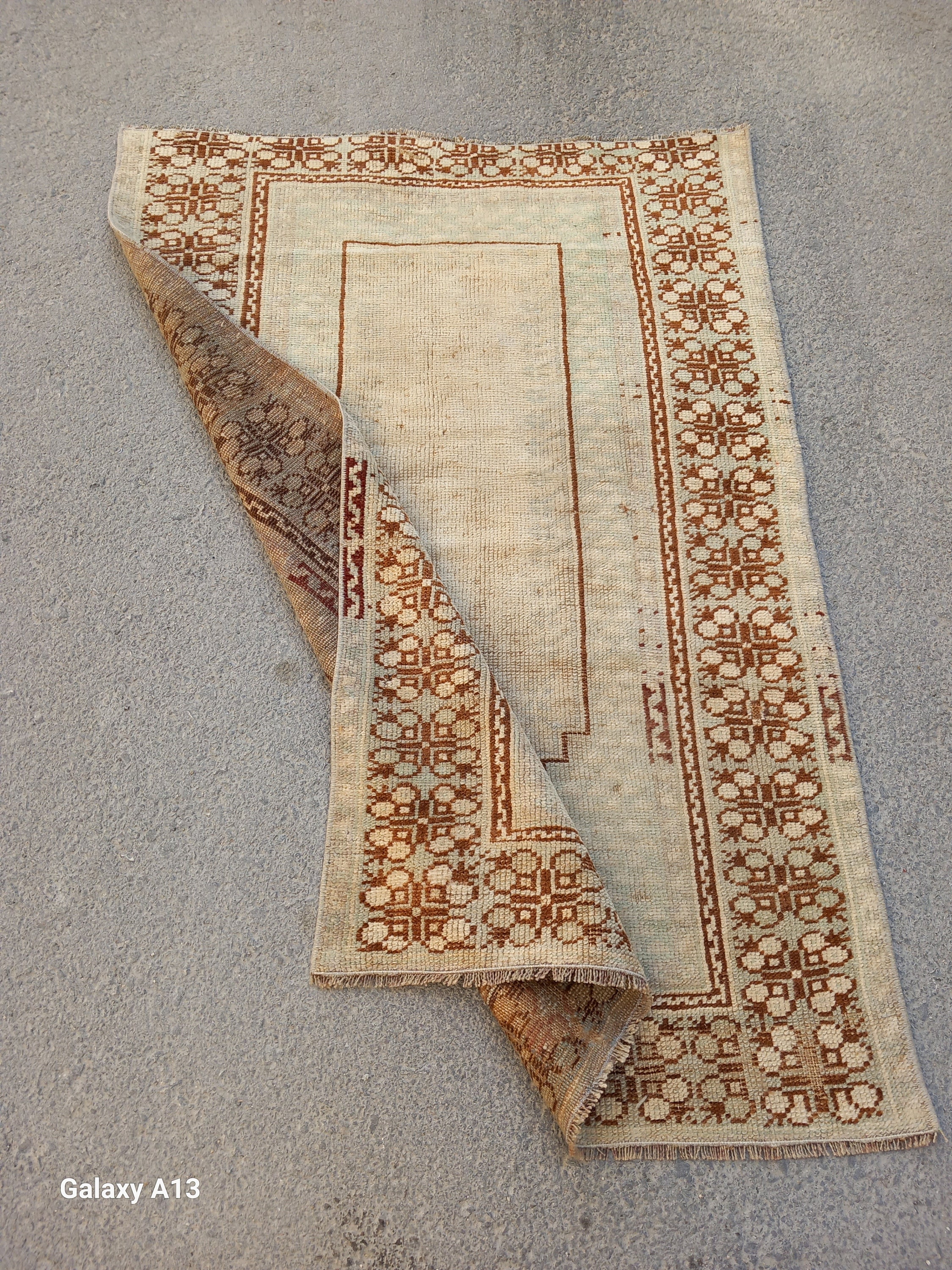3x4 Rug Beige Brown Rug 3x4 Turkish Rug,handmade Vintage Wool Rug,3x4 ...