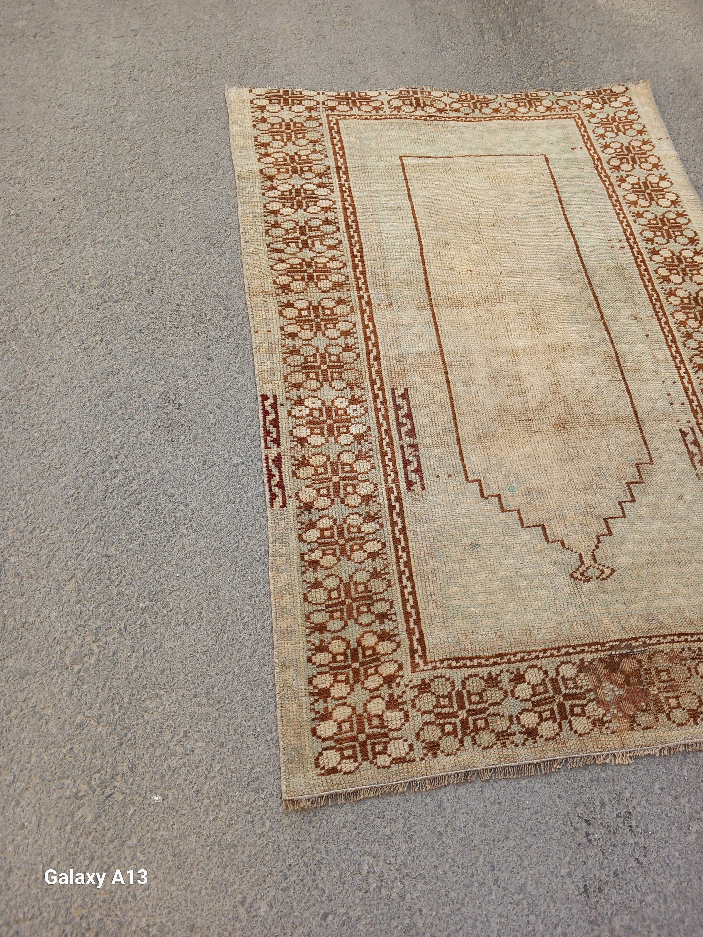 3x4 Rug Beige Brown Rug 3x4 Turkish Rug,handmade Vintage Wool Rug,3x4 ...