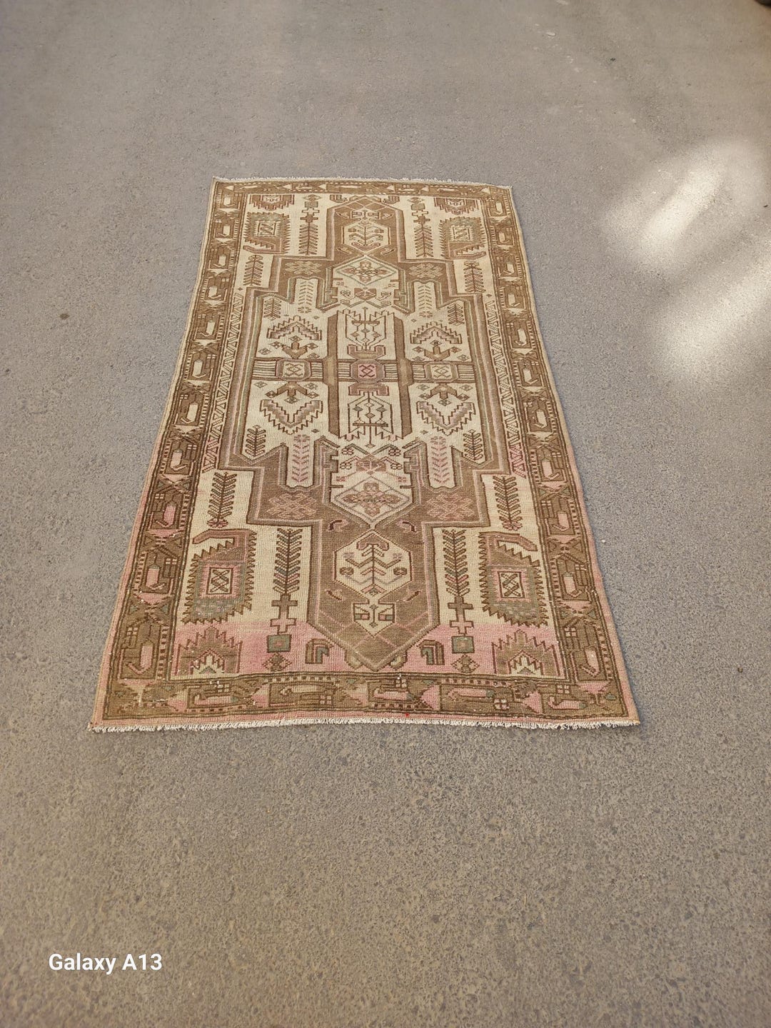 3x6 Rug,beige,brown,rug,vintage Rug,3x6 Area Rug,handmade Rug,3x6 ...