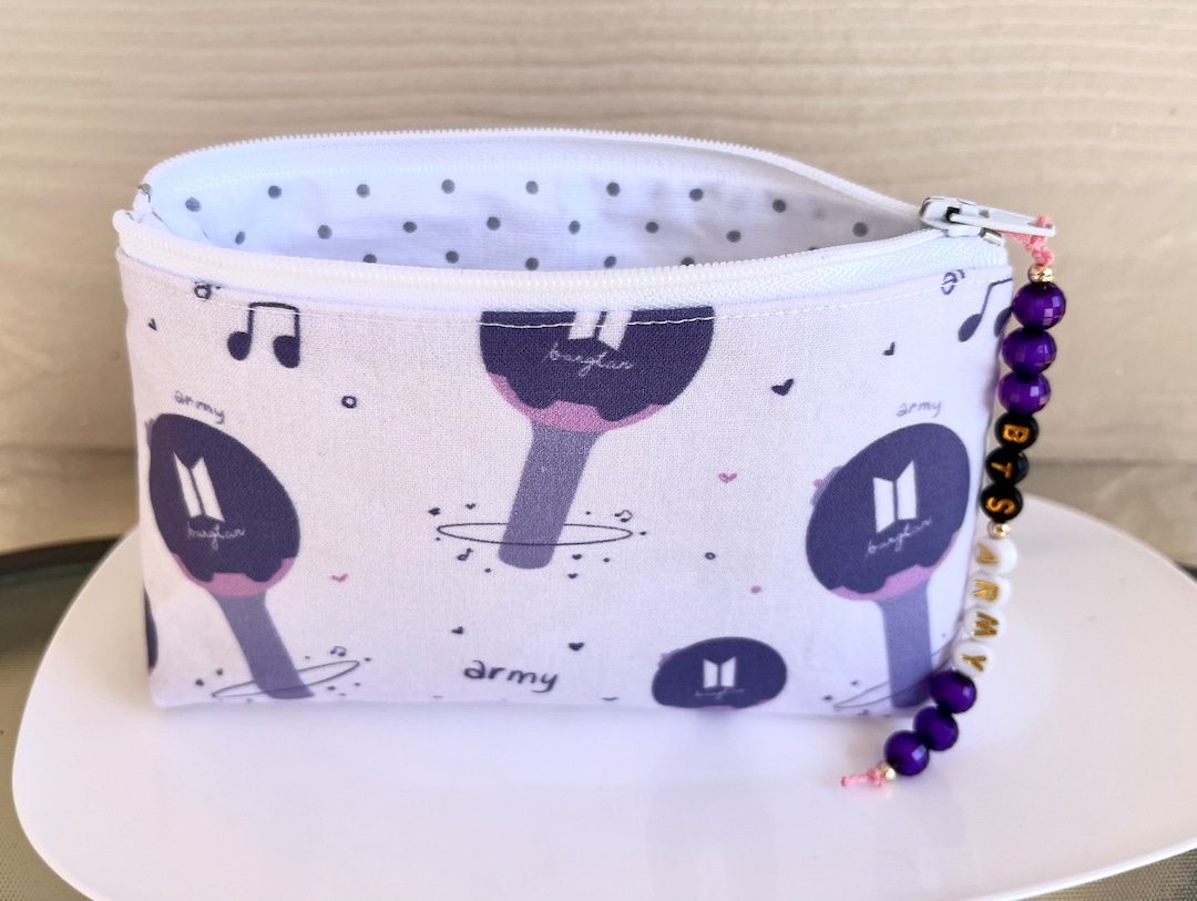 Customized BTS Army Bomb Pouch, BTS Pouch, BTS Purse, Army Light Stick ...