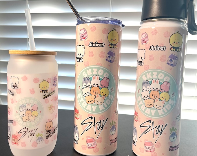 Stray Kids Cup, 40oz Tumbler, Felix, Bangchan, Hyunjin, Seungmin, Han ...