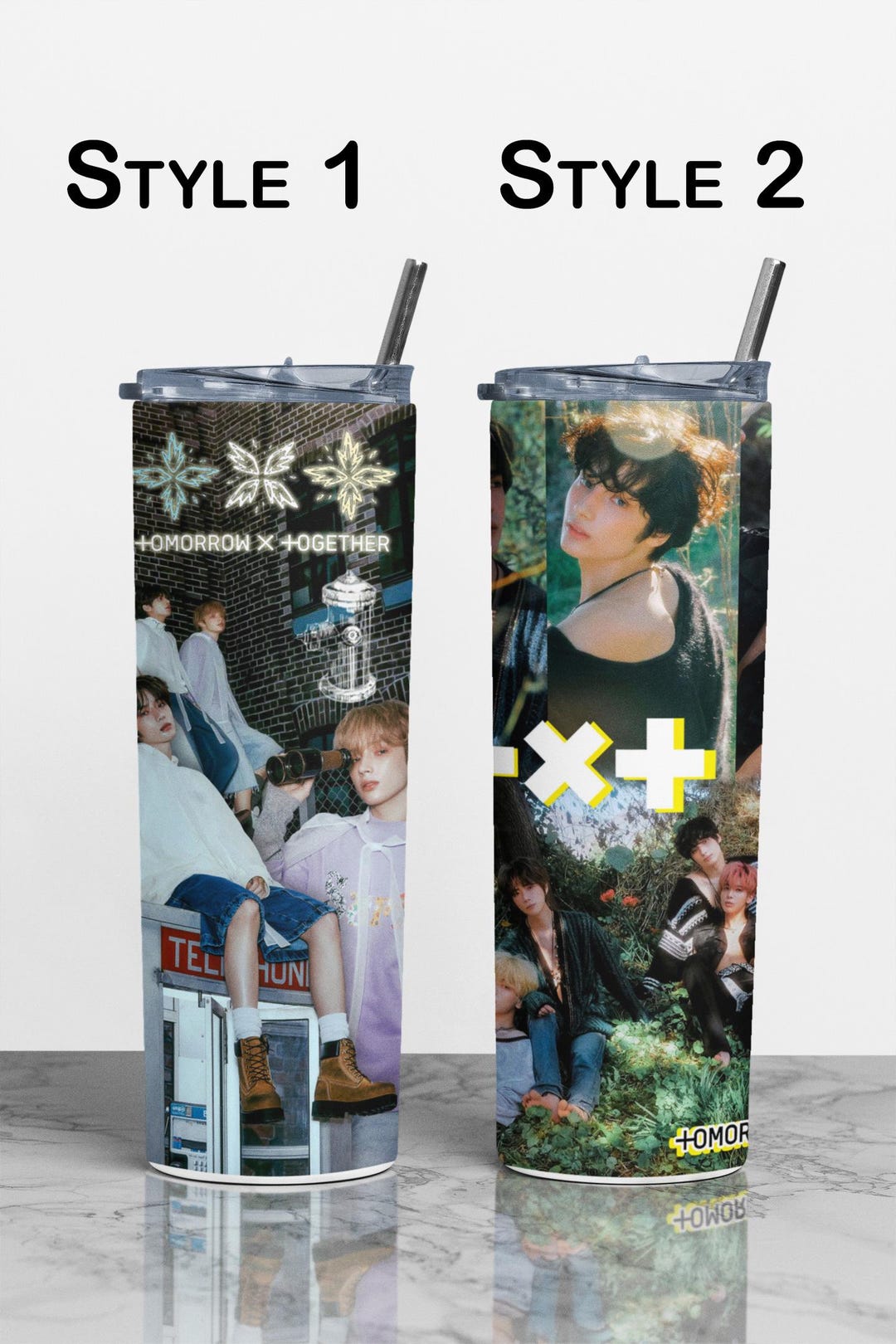 Customized TXT Tumbler, Soobin Tumbler, Yeonjun Water Bottle, Beomgyu ...