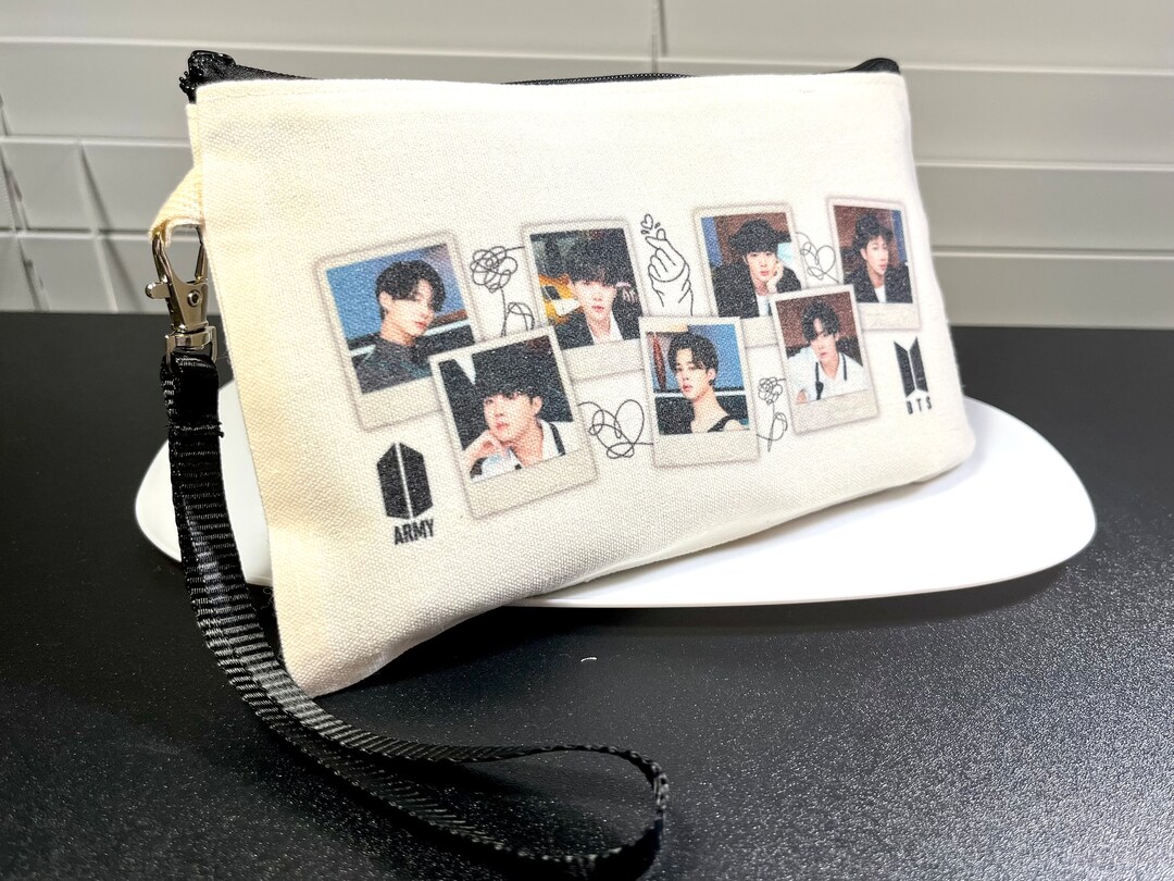 Customized BTS Make up Bag, BTS Pencil Case, BTS Pouch - Etsy