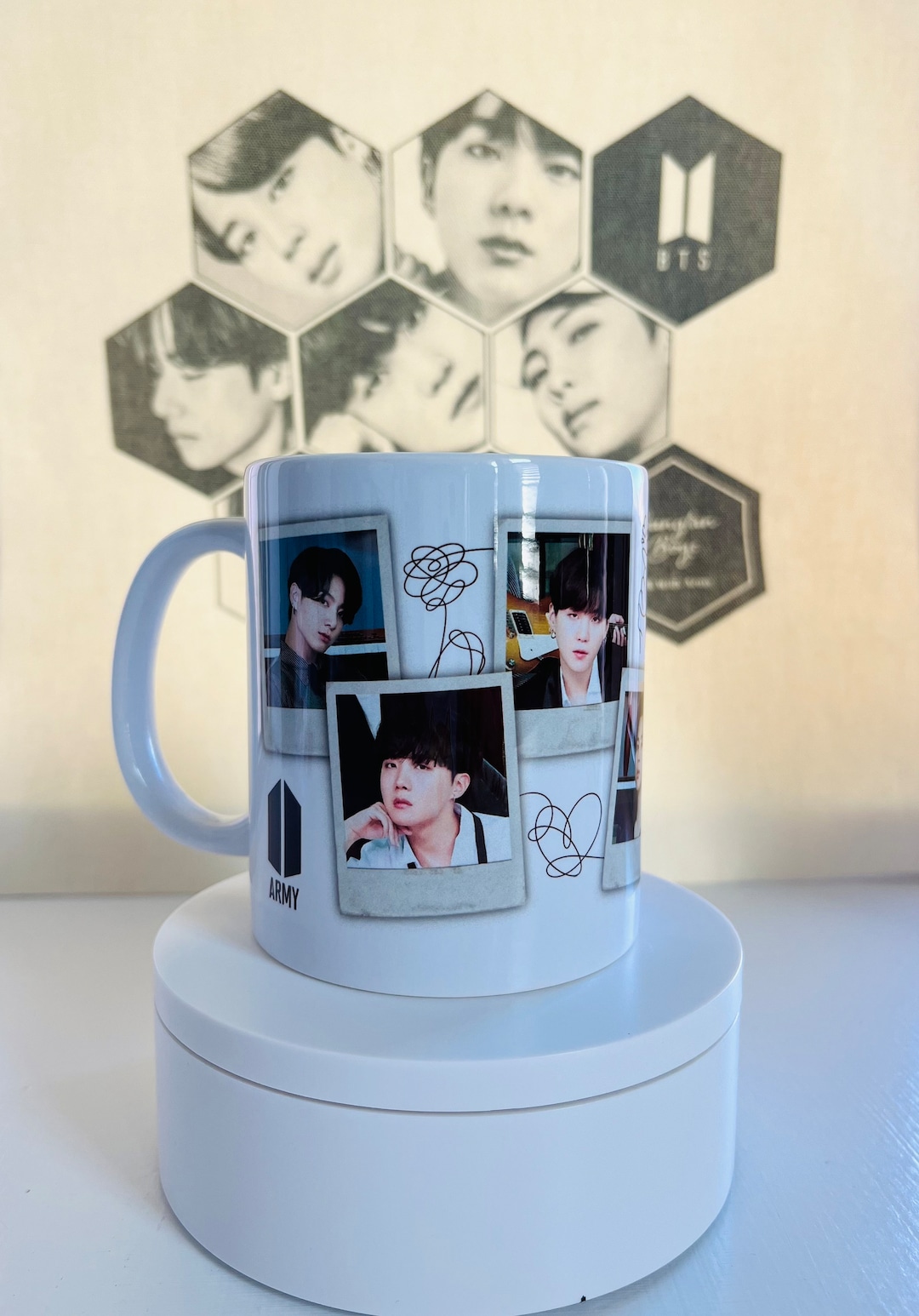 Customized BTS Mug, BT21 Mug, BTS Ceramic Mug - Etsy