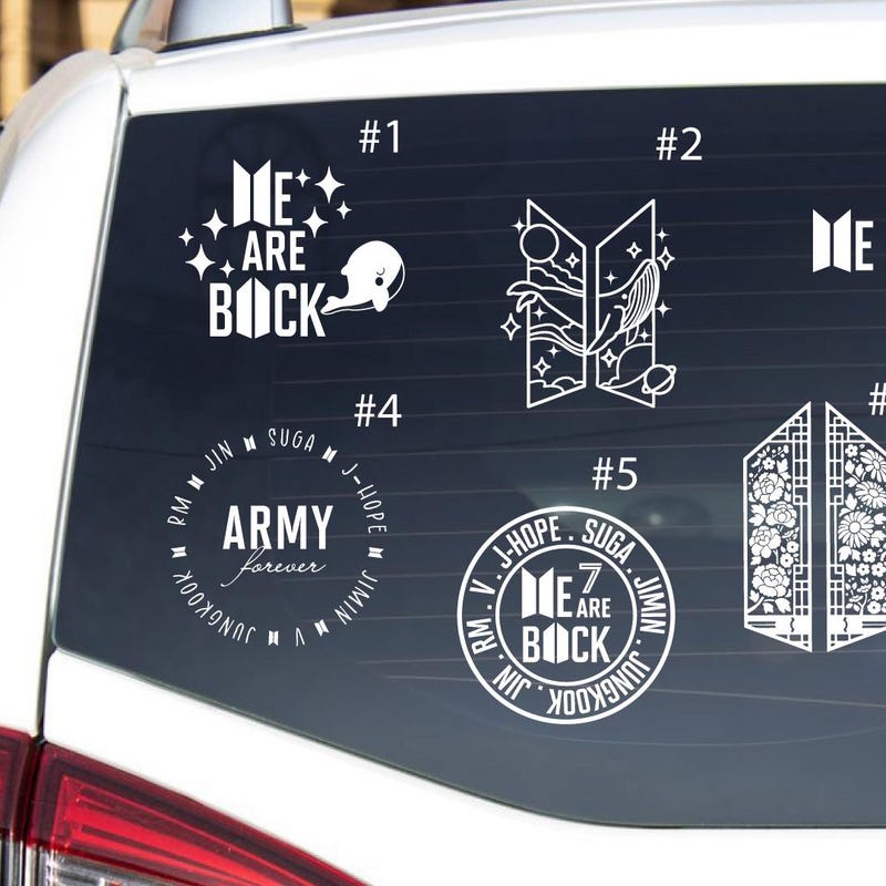 Bts Decals - Etsy